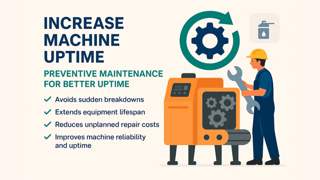 How To Increase Machine Uptime and Improve Efficiency - DreamzCMMS